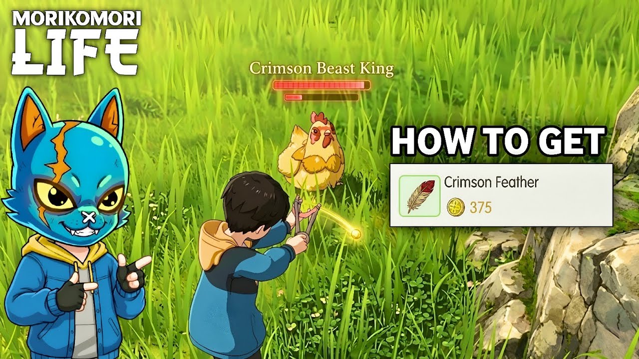 How To Get CRIMSON FEATHER In Morikomori Life | Legend Of The Beast King