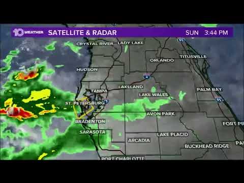 LIVE: Tracking showers, storms across the Tampa Bay area