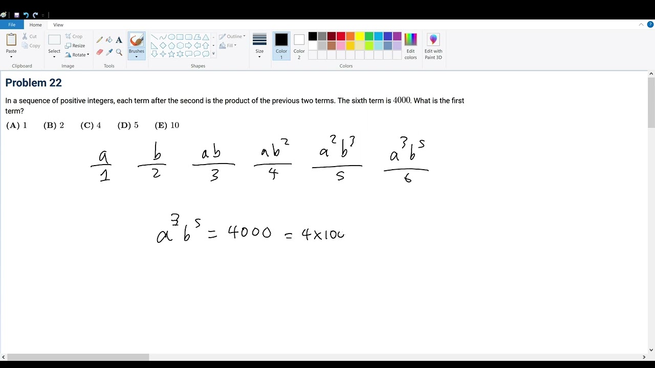 AMC 8 2023 Problem 22