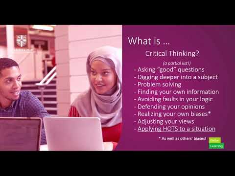James Dunn Extending Critical Thinking Past the Text October 2019