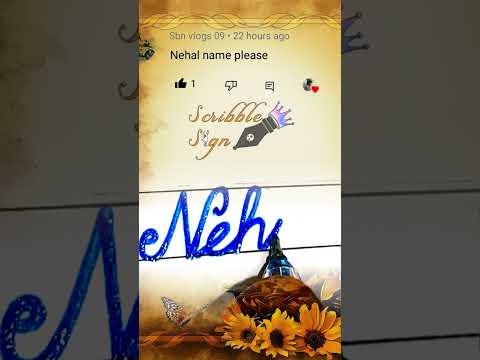 Nehal Name Writing