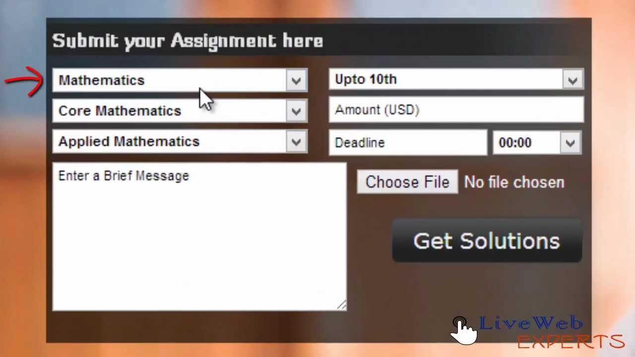 Get assignment help and Get homework help from Live Web Experts