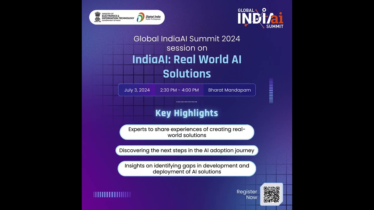 the 'IndiaAI: Real World AI Solutions'