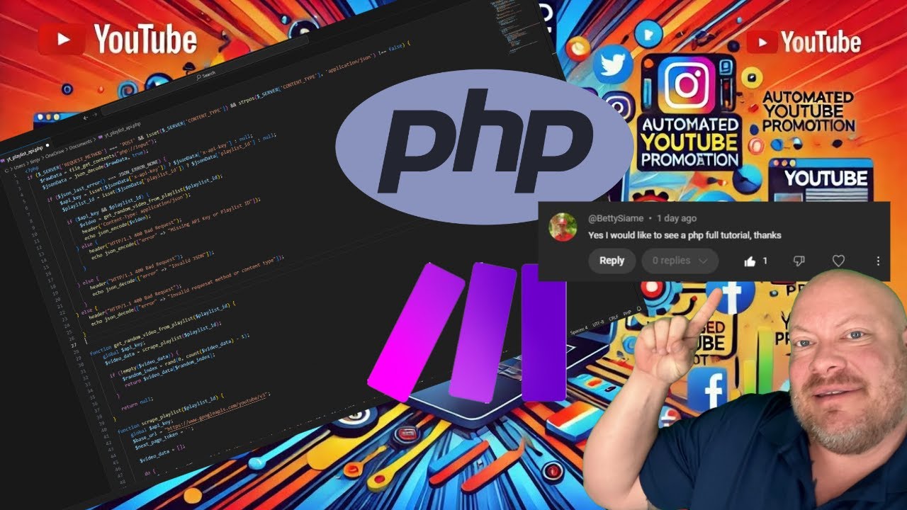 🎥 PHP API Tutorial for Automate Your YouTube Promotion Using Make.com! #makecom #automation