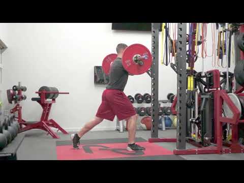 Barbell Front Split Squat | myworkouts.io