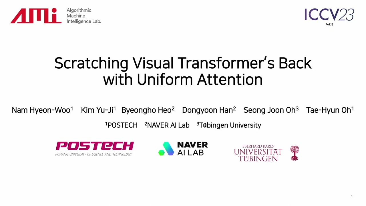 Scratching Visual Transformer's Back with Uniform Attention (ICCV'2023)