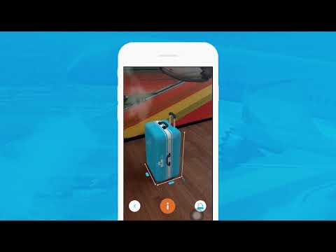 KLM's Augmented Reality hand baggage check