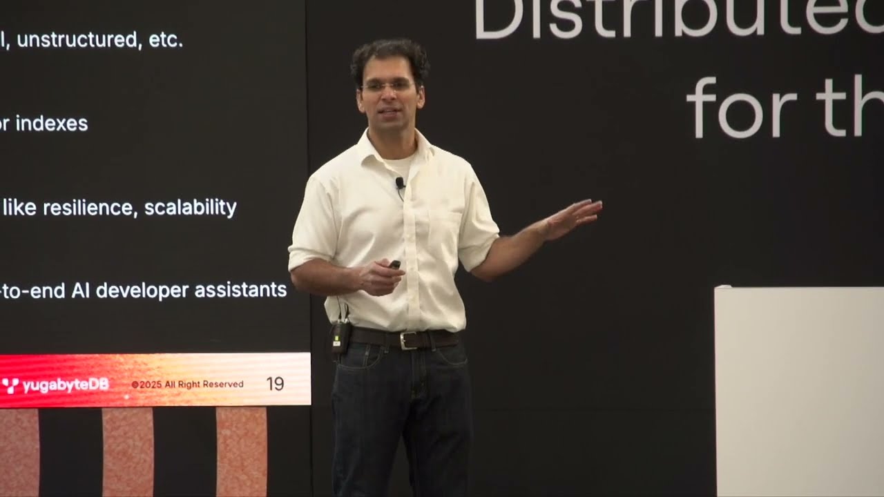 Keynote: Ultra Resilient, Cloud Native AI with Distributed PostgreSQL