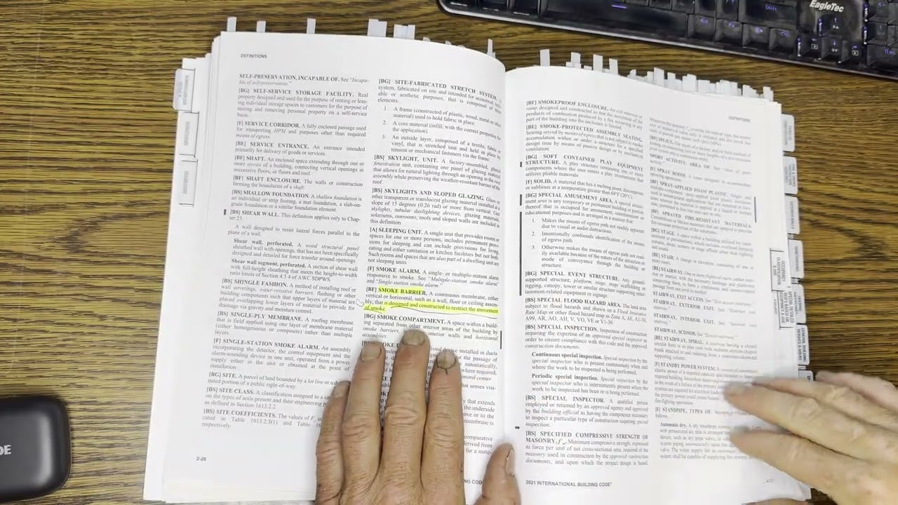 ICC Commercial Building Inspector (B2) Part 1 || IBC Chapters 1-9 plus My notes to help you pass