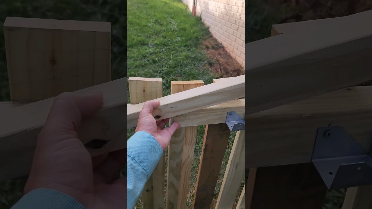 How to make Fence Gate lock in 5 min #shortsvideo ##easy #howtomake #diy #smart