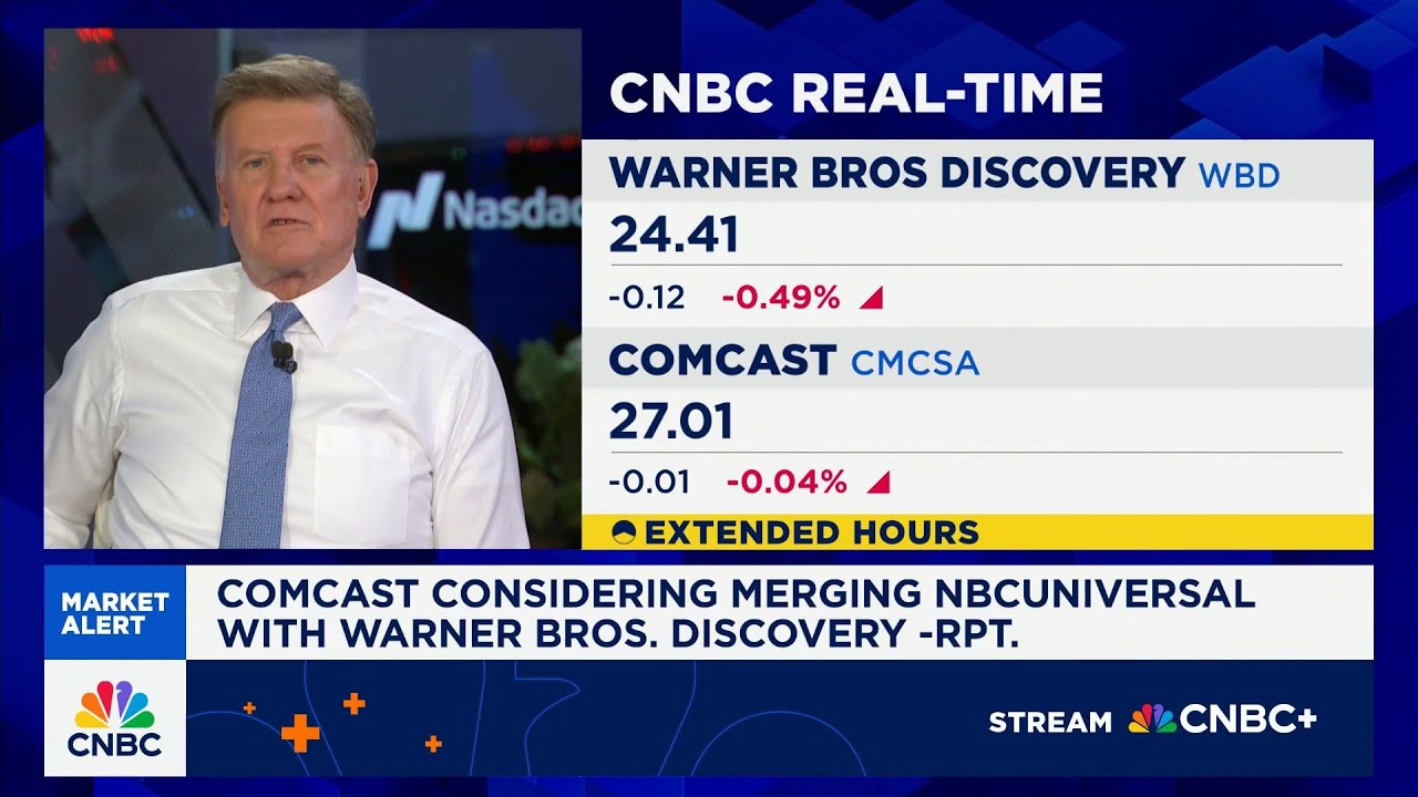 Comcast considering merging NBCUniversal with Warner Bros. Discovery: Report