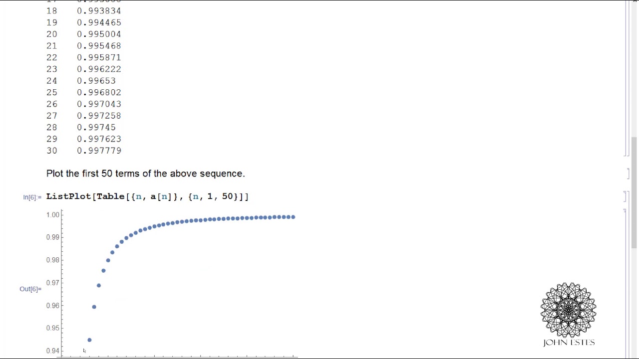 How to Study Sequences in Mathematica