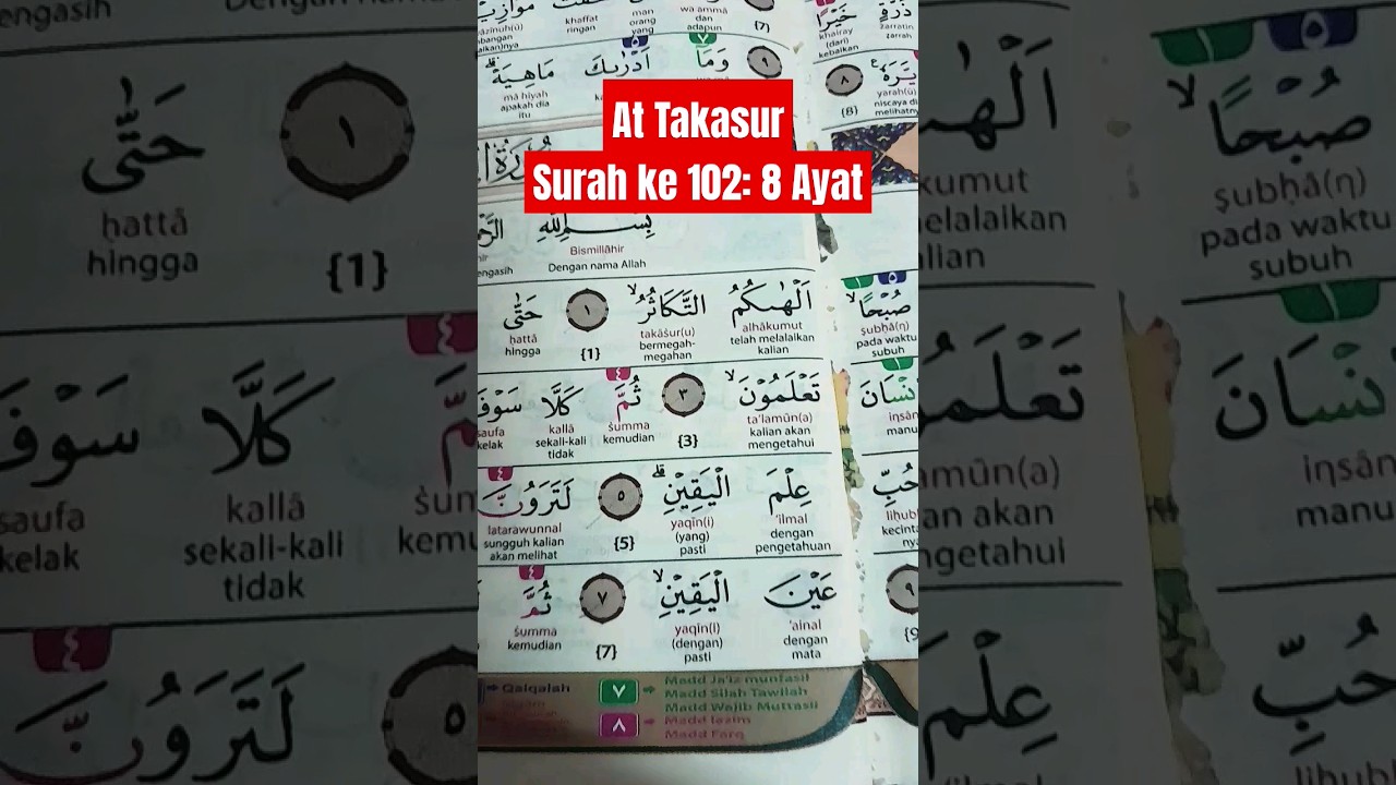Surah at takasur recitation alquran quran quranrecitation fyp