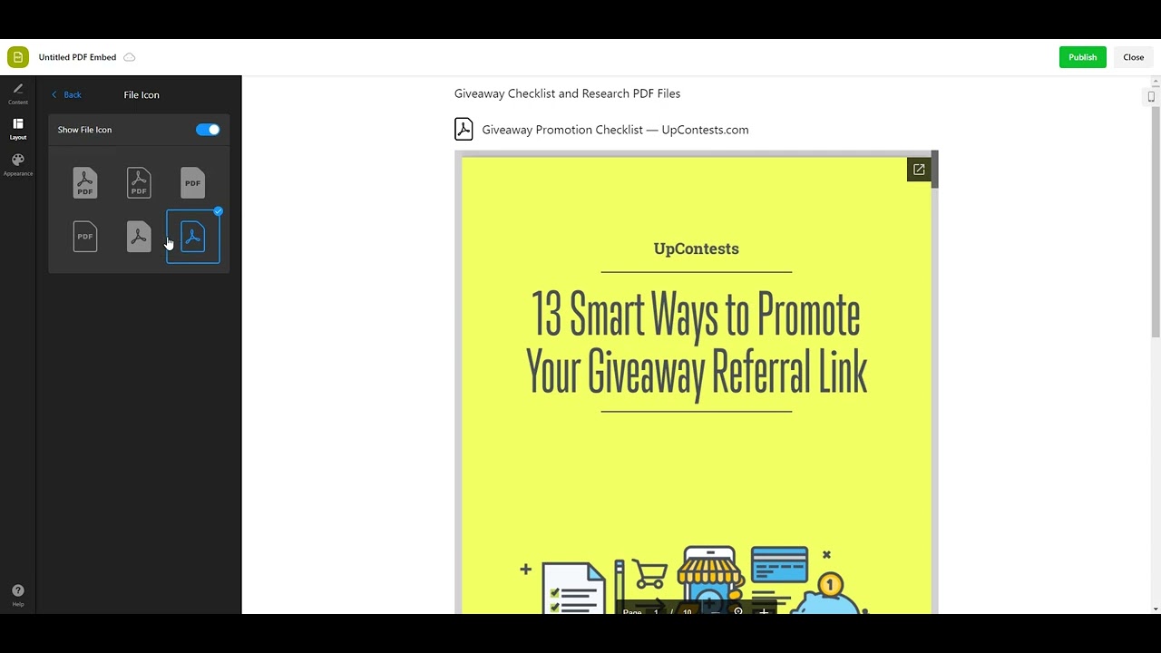 Creating a PDF Viewer Widget for Websites
