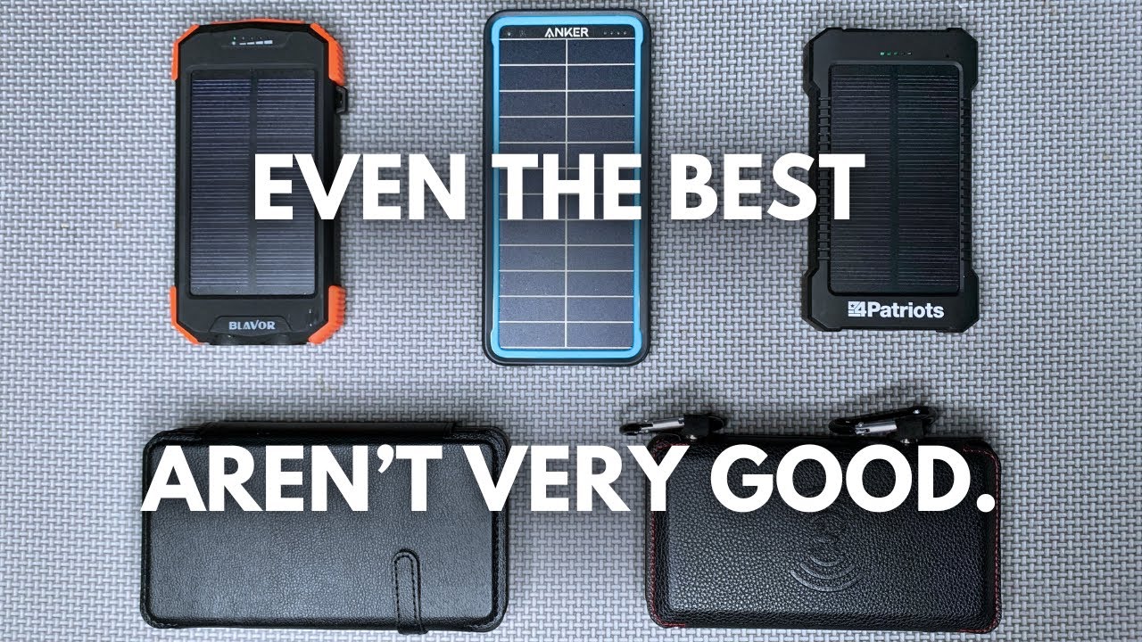 I Tested the 5 Best Solar Power Banks
