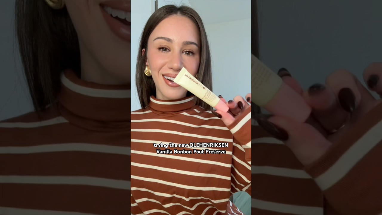 A new vanilla lip balm enters the chat, meet the new OLEHENRIKSEN  Vanilla Bon Bon Pout Preserve 🍨