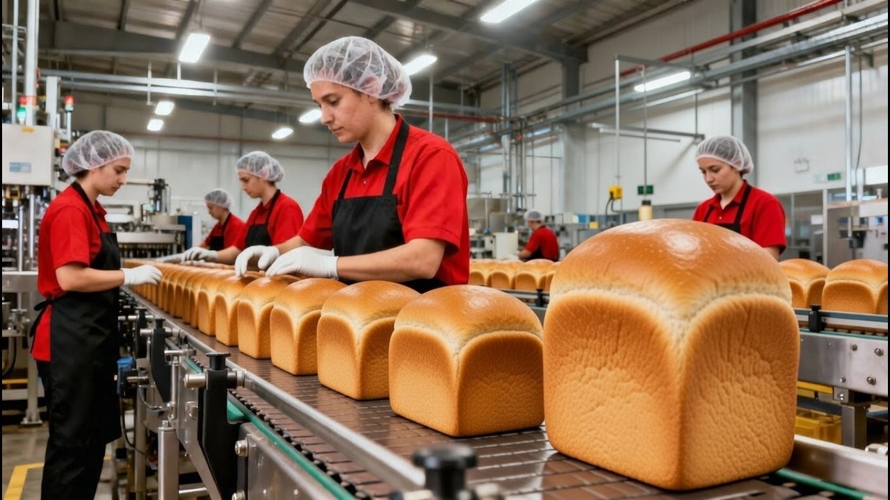 Bakery Manufacturing Process in a Factory | How Bakery Products Are Made