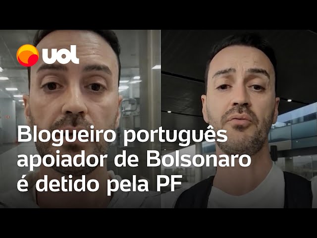 PF diz que youtuber português foi questionado por não ter visto de trabalho