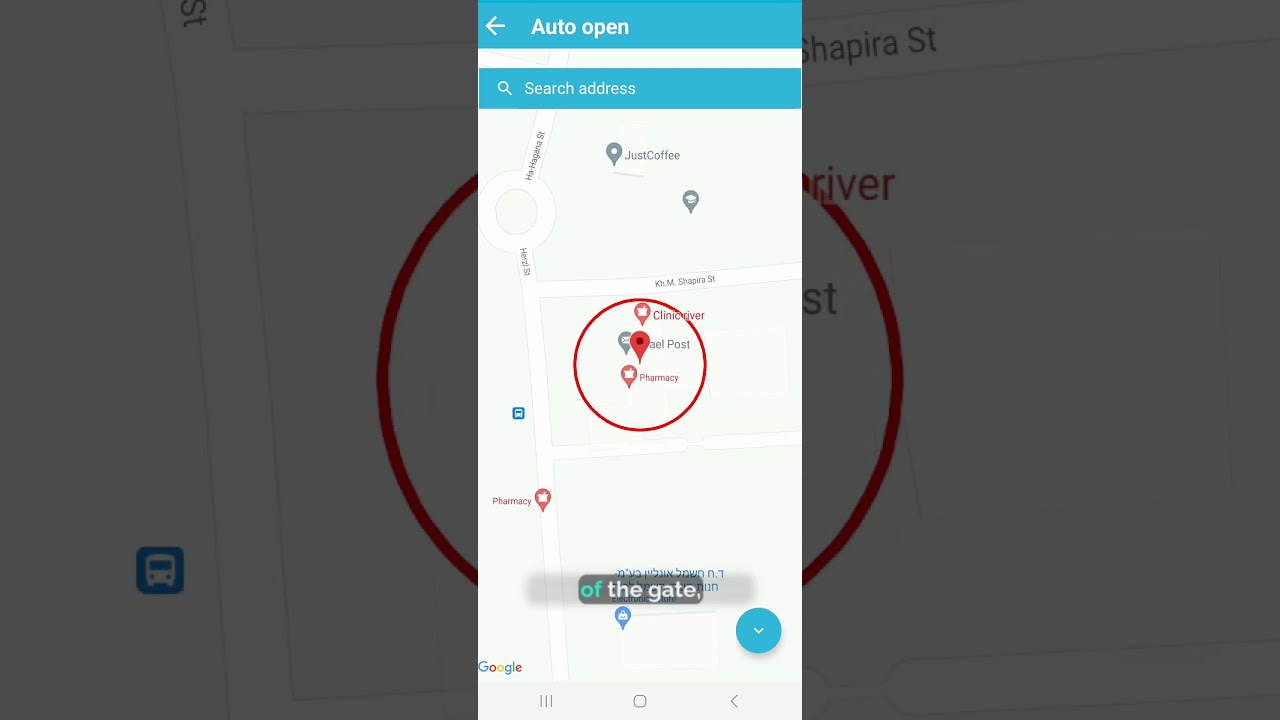 AutoOpen Android ENG on PalGate App