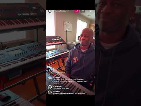 Bryan Michael Cox makes a beat live, livestream 8/24/24