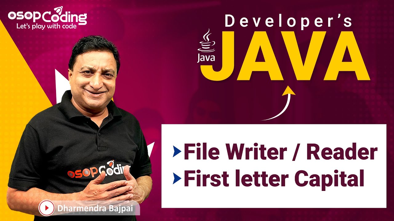 Java Text Files | Reading & Writing | File Writer | File Reader | Java for Developers | #Java #Lec91