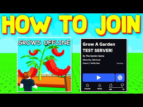 How To JOIN TEST SERVER & BECOME TESTER (DEV) in GROW A GARDEN! ROBLOX