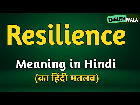 Resilience meaning in hindi | Resilience matlab kya hota hai | Resilience explained