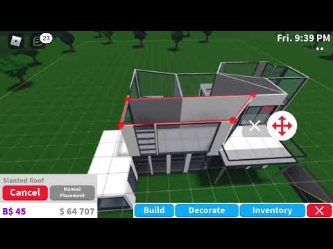 How to build a two story modern house in BloxBurg 20k
