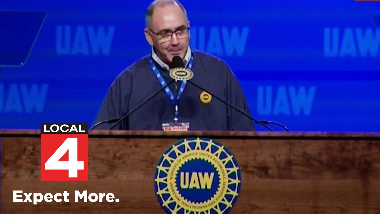 Flashpoint: UAW president is here ahead of contract talks with Detroit’s big 3 automakers