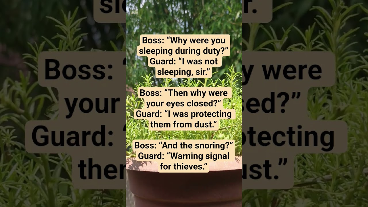 The Sleepy Security Guard 😆..... #memes #jokes #brainteaser #comedy #fun #foryou #reels