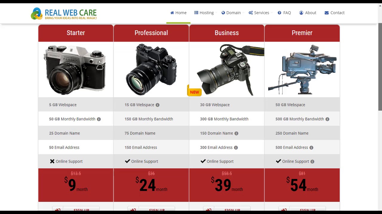 WRC Pricing Tables Standard | Clean CSS3 WordPress Responsive Pricing Table Plugin