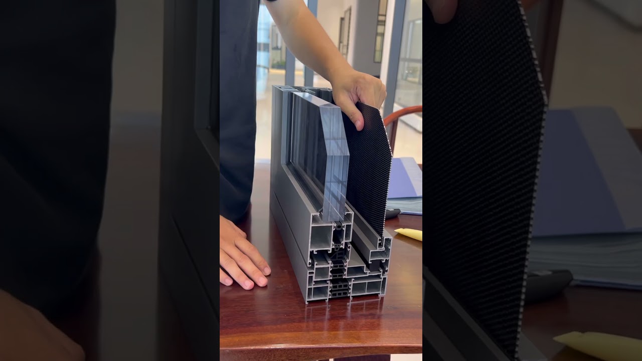 One corner of the outward-opening glass sash #windows #factory