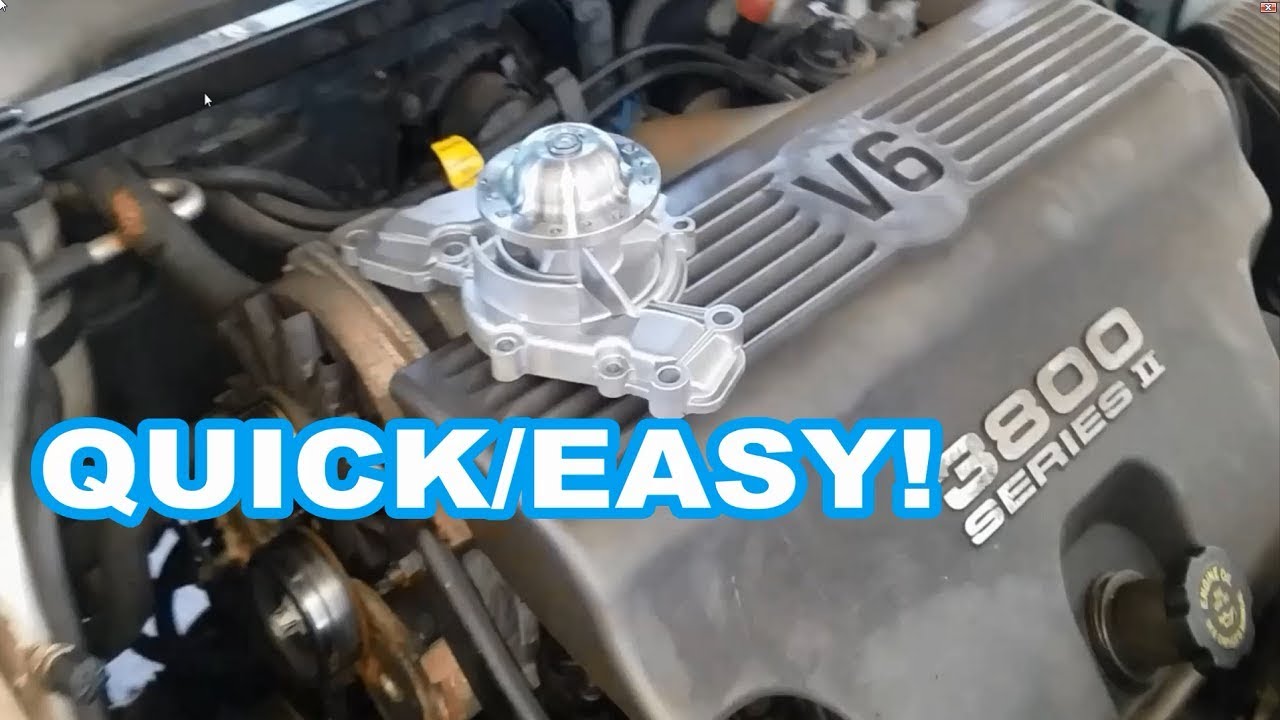 3.8L WATER PUMP  GM, BUICK, CHEVY, PONTIAC replacement FAST! 3800 series II 95-05 Olds