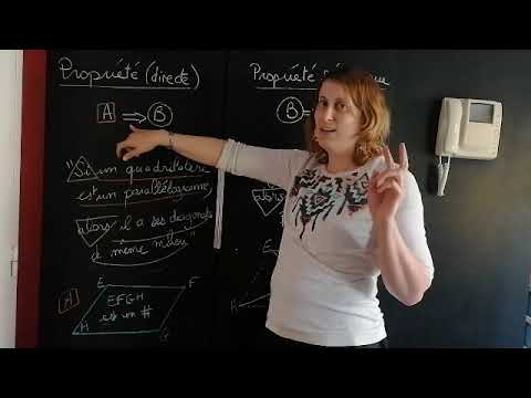 Comprendre la notion de propriété réciproque.
