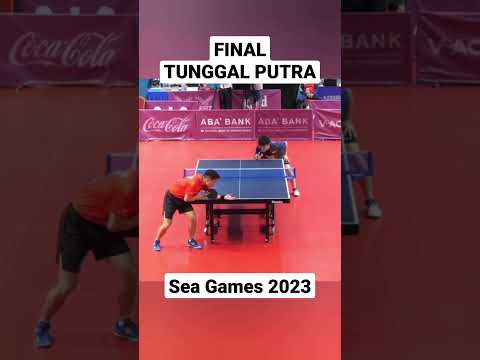 FINAL TUNGGAL PUTRA 🏓 SEA GAMES 2023 #tabletennis #youtubeshorts