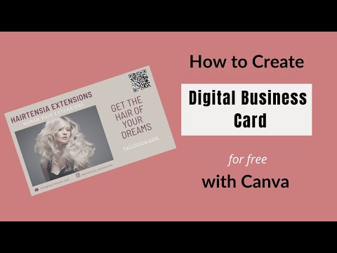 How to Create a Digital Business Card for Free.