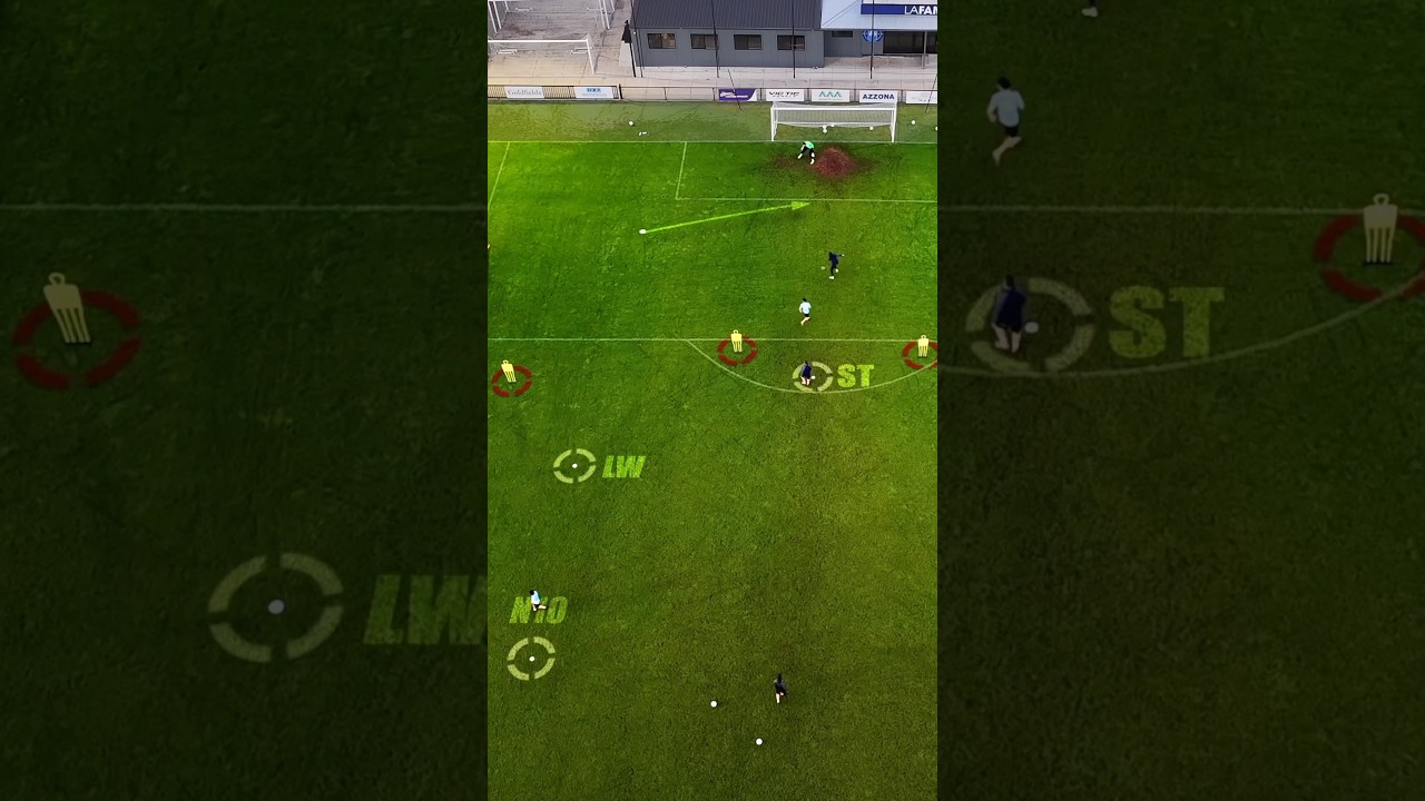 Crossing & Finishing Drill: Create Width with Fullbacks ⚽