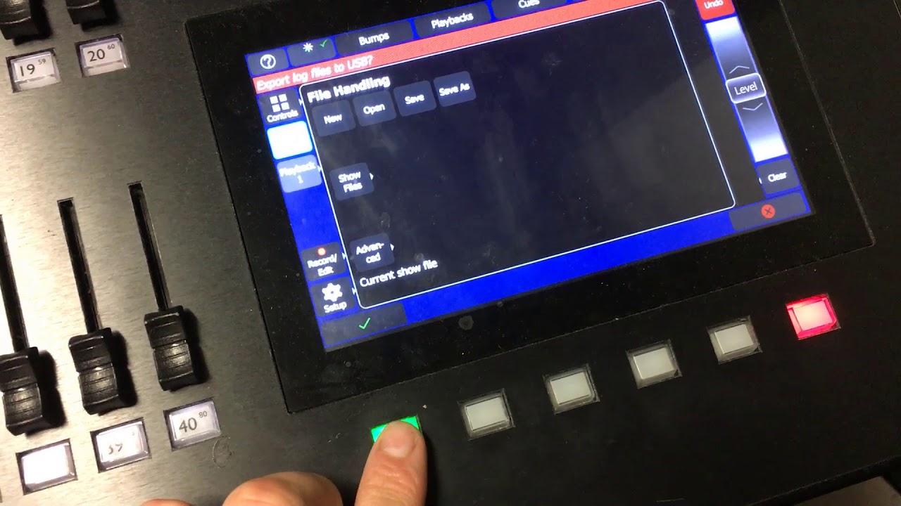 ColorSource Console Export Logs