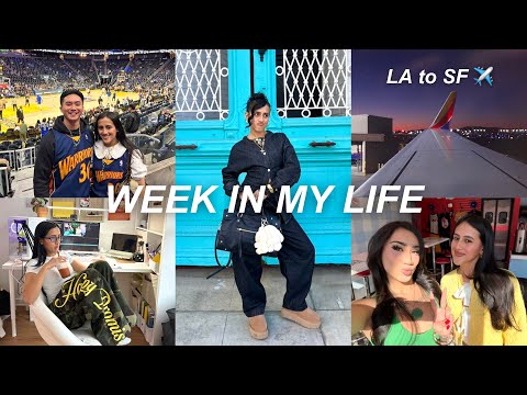 Week In My Life (SF Trip, Birthday, Siblings, Basketball Game) 🩵🏀