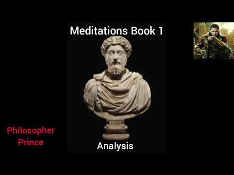 Meditations by Marcus Aurelius, Book 1 - Analysis