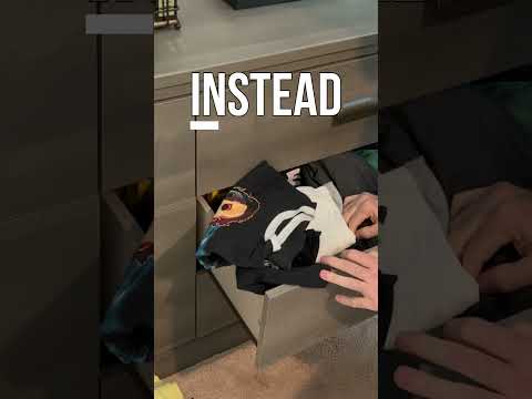 Drawer Organization 101: The Best Way to Store Your Shirts
