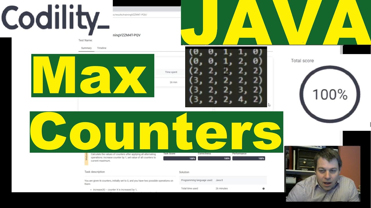 Codility Max Counters Java solution