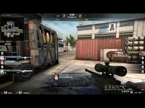 Steam Community :: Video :: CSGO cache A site 1v5, 边讲笑话边吊锤