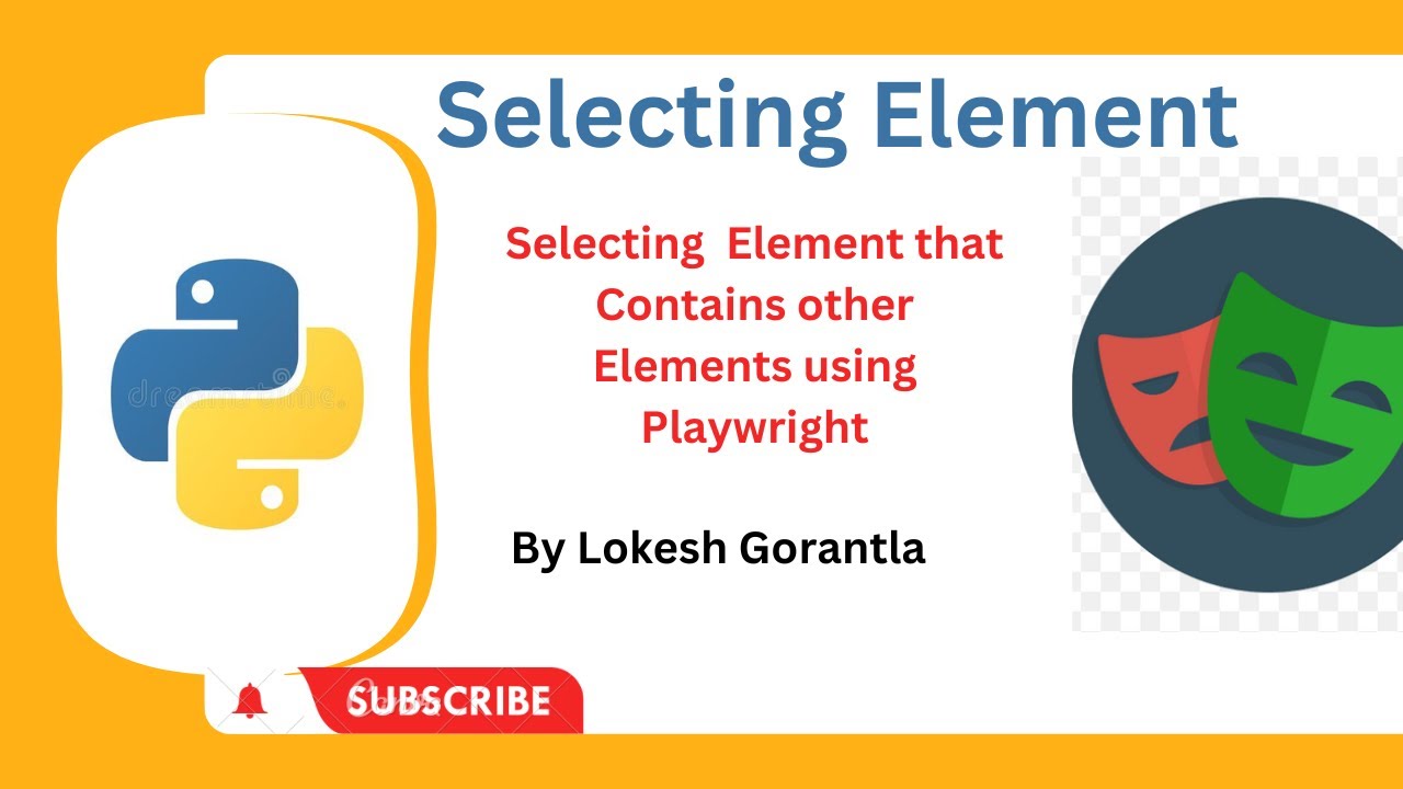 Python Playwright Beginner[2023] Part 16: Selecting elements that contains other elements