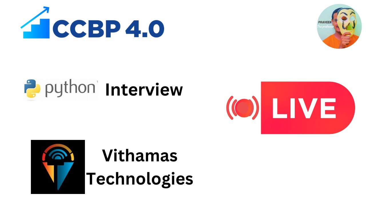 ccbp Live interview Recorded | Python interview Live | Backend developer Live interview