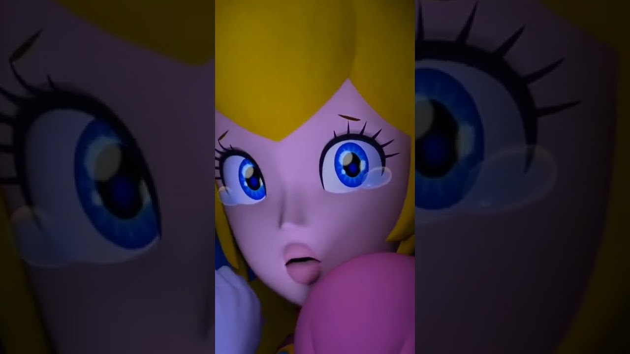 🌸💗 New Super Luigi U Peach crying for Mario (Short) 🌸💗