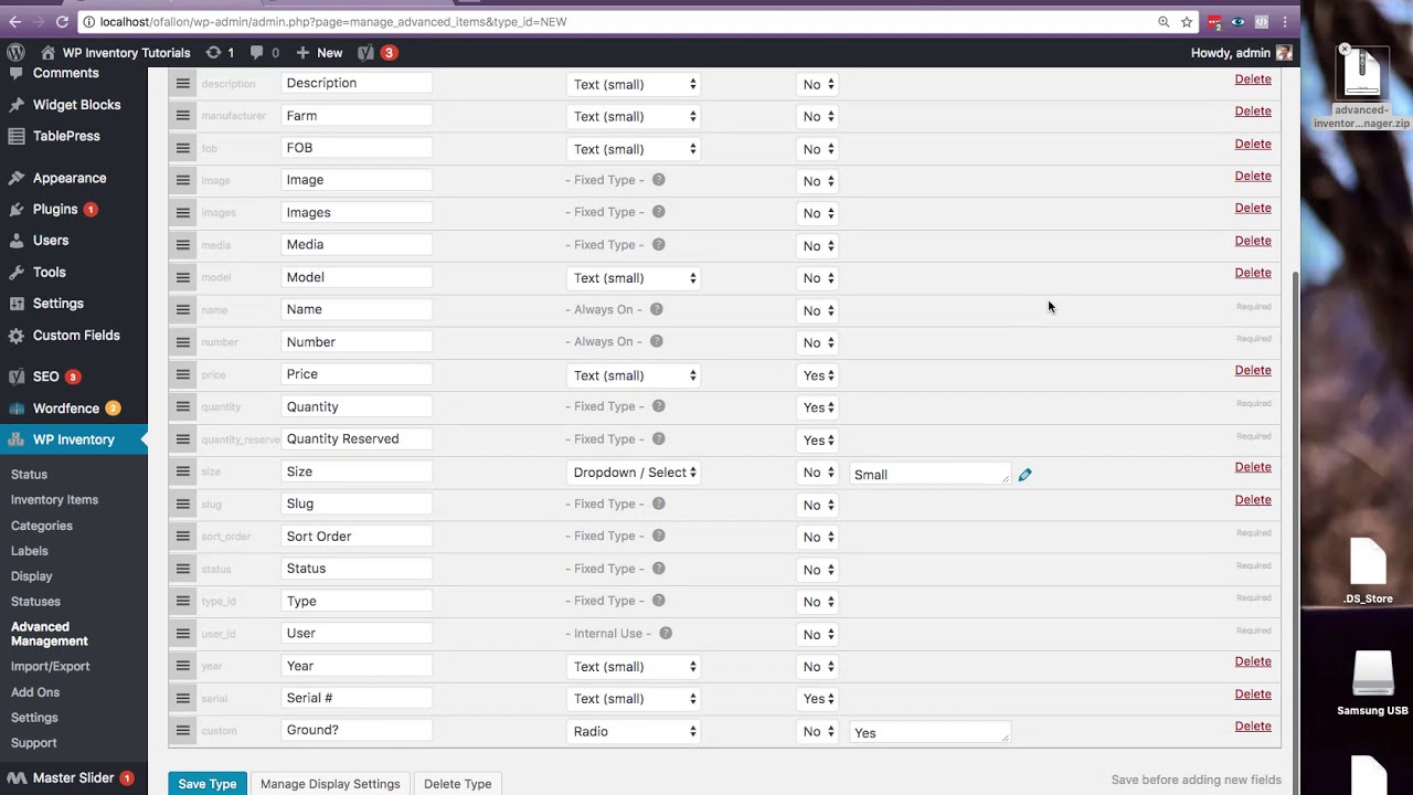 WPIM Tutorial:  Advanced Inventory Manager