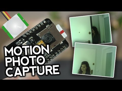 ESP32-CAM PIR Motion Detector with Photo Capture (saves to microSD card)