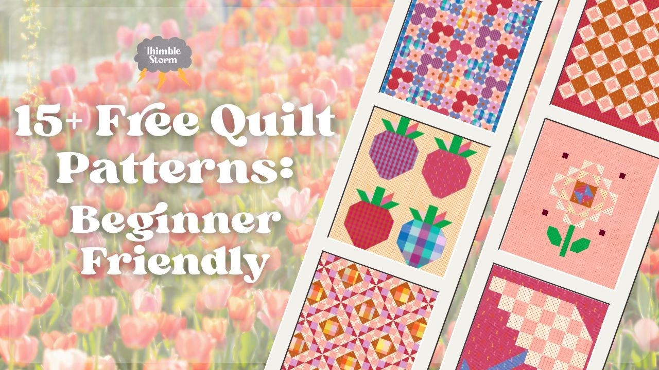 The Cutest FREE Spring Quilt Patterns on the Internet