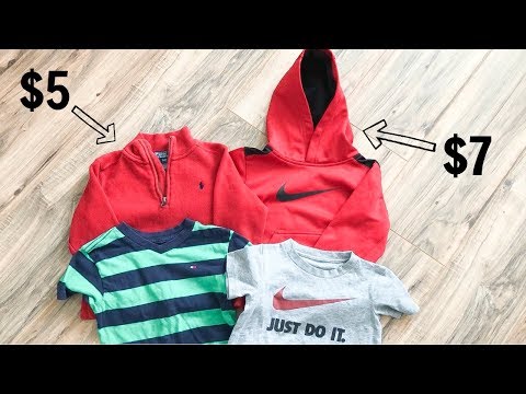 HOW TO BUY NAME BRAND CHILDREN CLOTHES FOR CHEAP + HAUL // Jessica Giffin